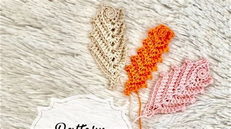 Plume Au Crochet Comment Faire Une Plume En Crochet Tutoriel
