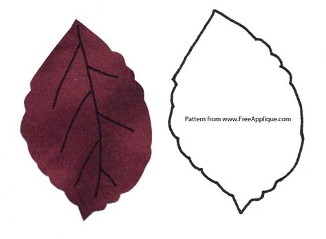 Free Leaf Patterns For Crafts