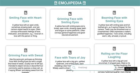 Emojipedia Codesandbox
