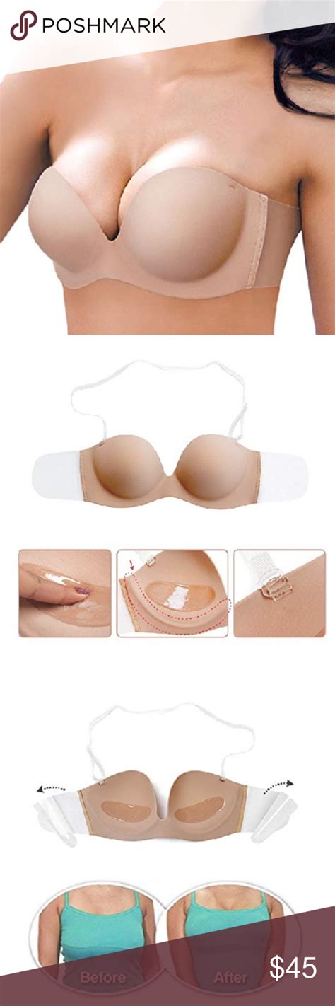 Strapless Backless Self Adhesive Bra Reusable Self Adhesive Bra