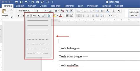 Coba Cara Membuat Garis Di Word Yang Mudah Ini