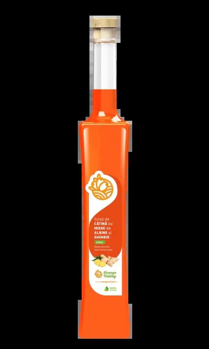 Sirop De C Tin Cu Miere De Albine Ml Fabricat La Noi