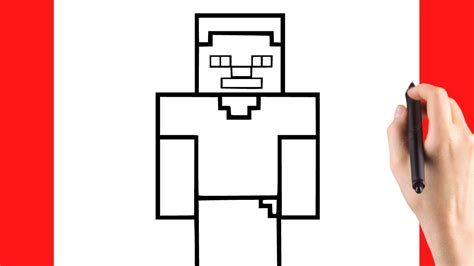 COMO DIBUJAR A STEVE DE MINECRAFT YouTube