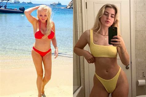 Eline De Munck Trotseert De Hitte Lesley Ann Poppe Geniet In Bikini En