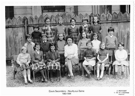 Photo de classe Année scolaire 1963 1964 de 1963 COURS SECONDAIRE POUR