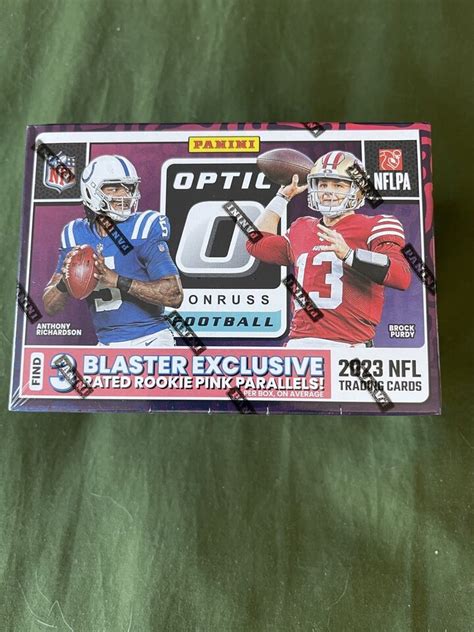 NEW 2023 Panini NFL Donruss Optics Football Trading Card Blaster Box