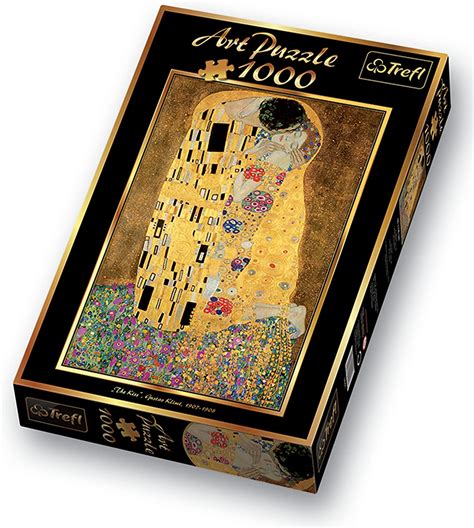 Amazon Trefl Klimt The Kiss 1000 Piece Jigsaw Puzzle Toys Games