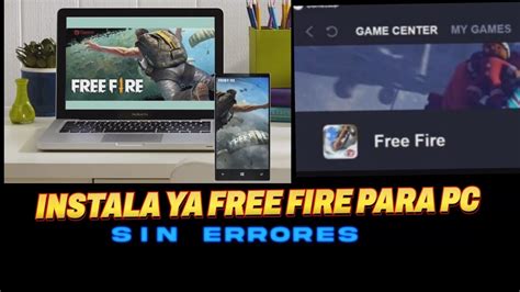 COMO DESCARGAR e INSTALAR Free Fire Para PC Sin errores Fácil 2023