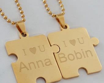 Friend Group Necklaces Puzzle Piece Necklace Christmas Gift Best