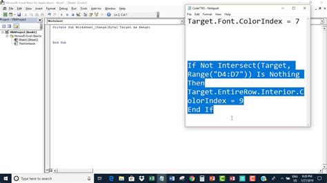 Create Worksheet Change Event In Excel VBA YouTube