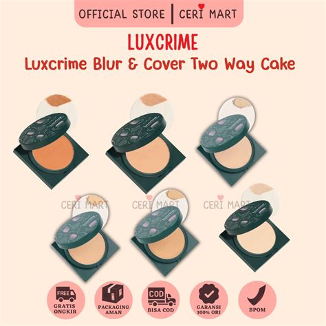 Jual Luxcrime Blur Cover Two Way Cake Buttercream Custard Opera