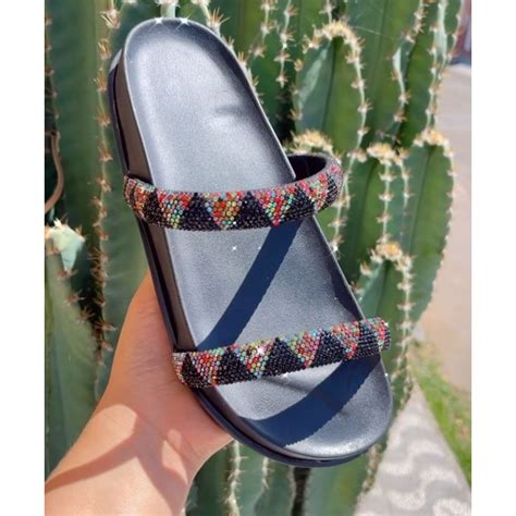 Sandalia Papete Birken Glitter Feminina Dois Em Um CORES VARIADAS