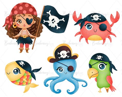 Ocean Clipart Fairy Clipart Mermaid Clipart Clipart Baby Pirate