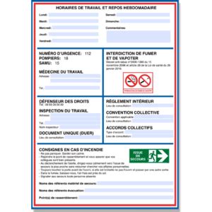 Affichage Obligatoire Entreprise Pack Complet