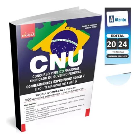 Apostila Cnu Bloco 7 Conhecimentos Específicos Eixos Temáticos De