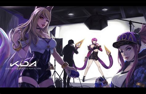 Kda Ahri Akali And Evelynn Wallpapers And Fan Arts League Of Legends Lol Stats