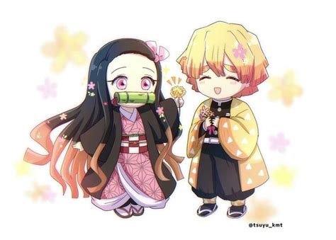 Zenitsu Agatsuma X Nezuko Kamado Demon Slayer Kimetsu No Yaiba