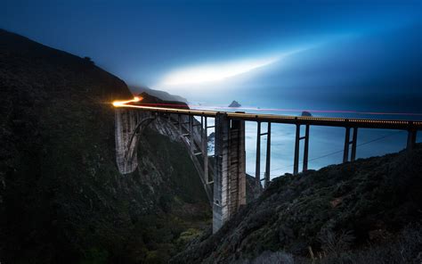 Gray Steel Bridge Landscape Bridge HD Wallpaper Wallpaper Flare