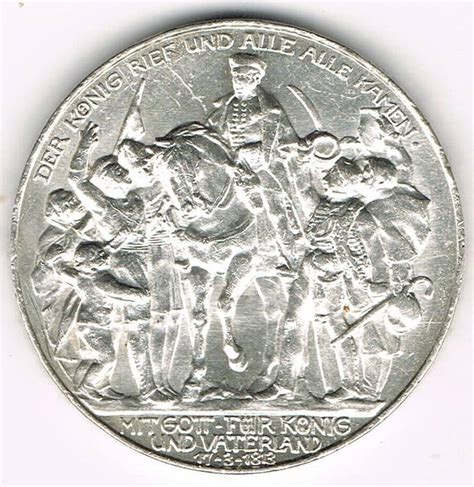 German Empire Prussia 3 Mark 1913 A 100 Years Defeat Of Catawiki