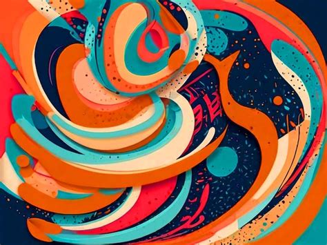 Premium Photo Modern Style Abstraction With Composition Made Of