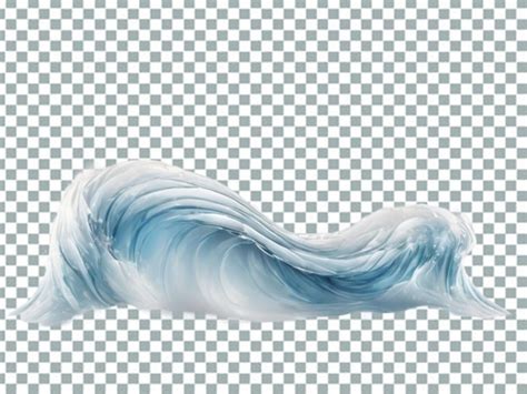 El océano elegante la ola azul del mar png Archivo PSD Premium