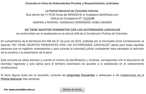 Antecedentes Judiciales Consulta Certificado Judicial Guía 2023
