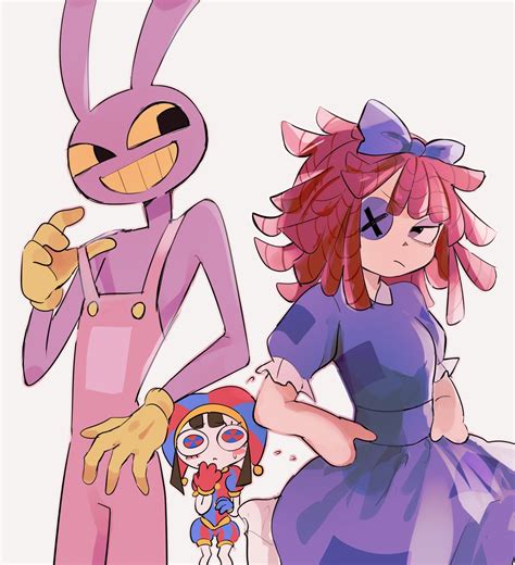 Pomni Jax And Ragatha The Amazing Digital Circus Drawn By Hami