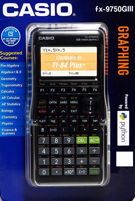 Casio FX 9750GIII Graphing Calculator Black Sold By Electronic Palace