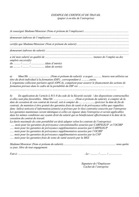 Exemple De Certificat De Travail Doc Pdf Page Sur 39396 The Best Porn