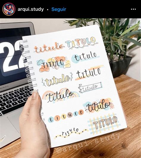 Tг Tulos Aesthetic Libreta De Apuntes Titulos Bonitos Libreta NBKomputer