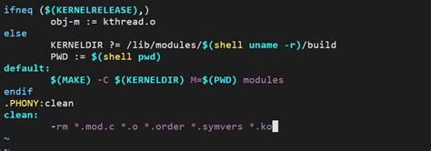 missing separator Stop 以及 No rule to make target modules Stop