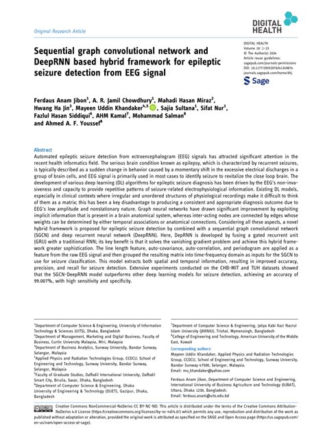 pdf sequential graph convolutional network and deeprnn based hybrid framework for epileptic