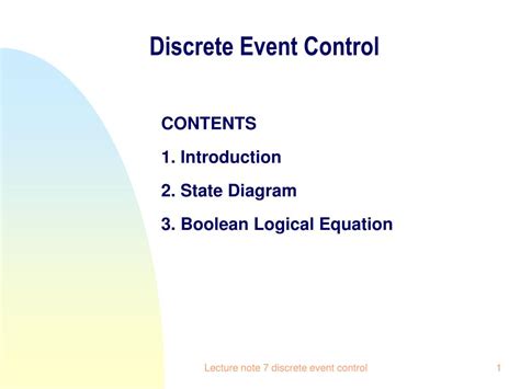 ppt discrete event control powerpoint presentation free download id 230042