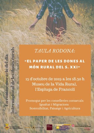 El Museu de la Vida Rural acollirà la taula rodona El paper de les