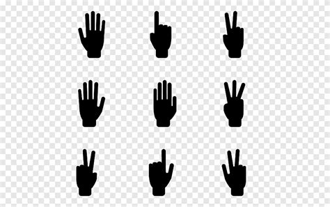 Finger Hand Computer Icons Gesture Hand Body Hand Silhouette Png