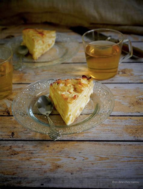 Gâteau léger aux pommes et à la ricotta On dine chez Nanou