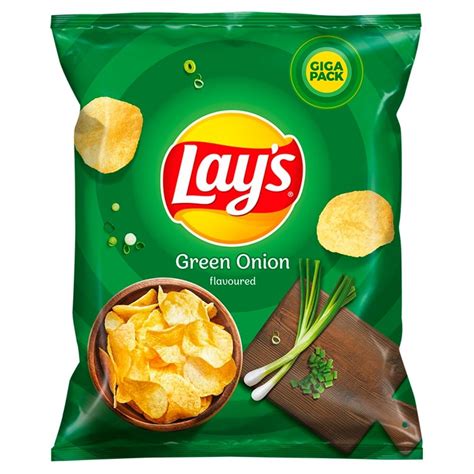 Lay S Chipsy Ziemniaczane O Smaku Zielonej Cebulki 265 G Zakupy
