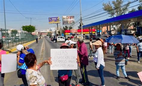Bloquean la vía López Portillo en demanda de agua acusan seis meses