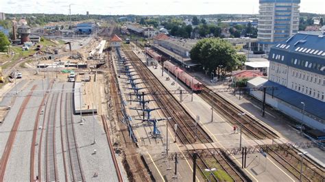Przybywa nowych torów i rozjazdów na stacji Olsztyn Główny Kurier