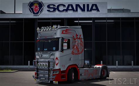 Griffin Metallic Scania S Skin ETS2 Mods