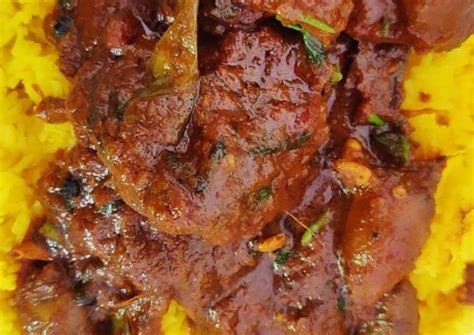 Recipe Of Favorite Chicken Gizzard Liver Heart Masala Daily Menu