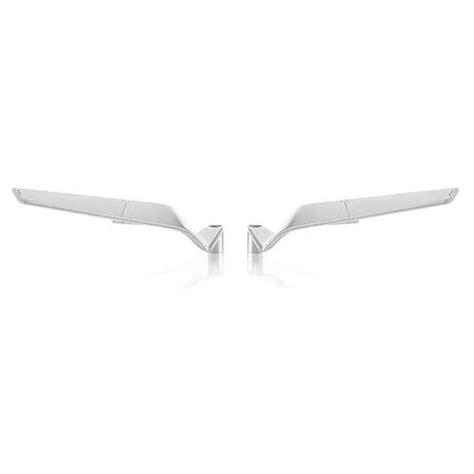 Rizoma Stealth Naked Silber Motorradspiegel