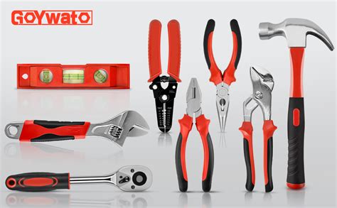 Goywato Caisse A Outils Complete Pi Ces Boite A Outils