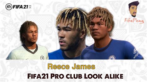 FIFA 21 Faces Virtual Pro Club Look Alike Reece James Chelsea
