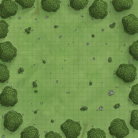 The Forest Glade A Battle Map For Dandd Dungeons And Dragons Pathfinder