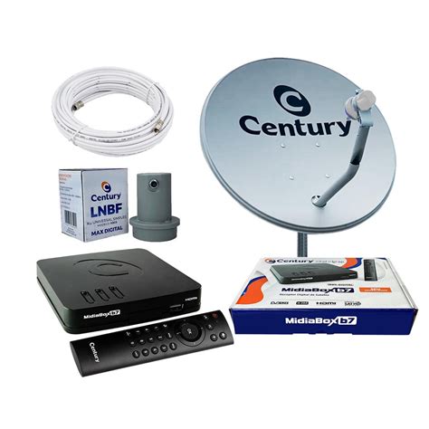 Nova Antena Parab Lica Cm Banda Ku G Midiabox B Century Shopee Brasil