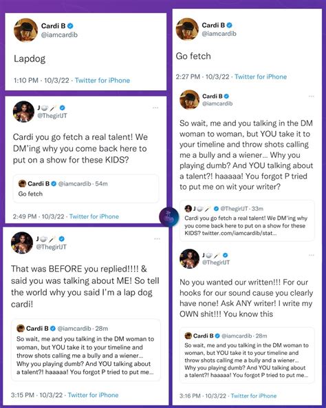 Selenurrr On Twitter RT PopBase Cardi B And JT Engage In Back