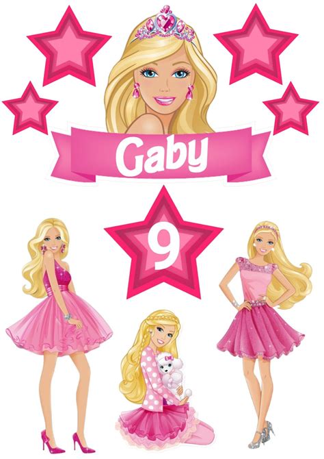 Topo De Bolo Tema Barbie Bolo Barbie Festa Barbie Barbie Vlr Eng Br
