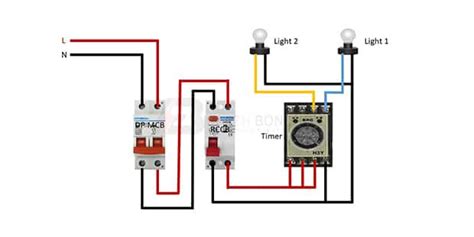 Timer Connection Diagram Earth Bondhon