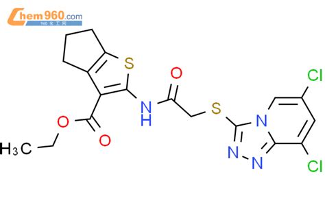 5677 34 9 Ethyl 2 6 8 Dichloro 1 2 4 Triazolo 4 3 A Pyridin 3 Yl